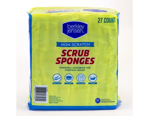 Berkley Jensen Non-Scratch Scrub Sponges 27 ct
