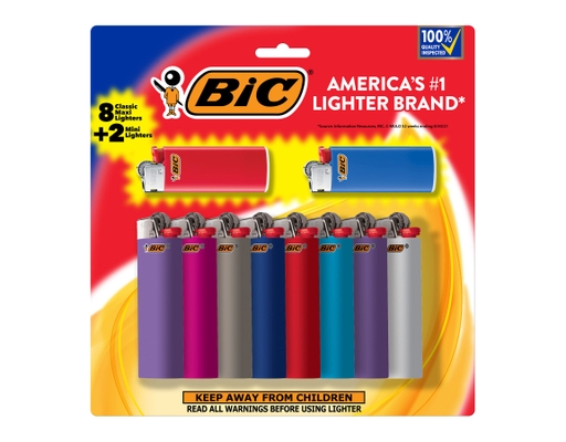 BIC Pocket Lighters Variety Pack 10 ct