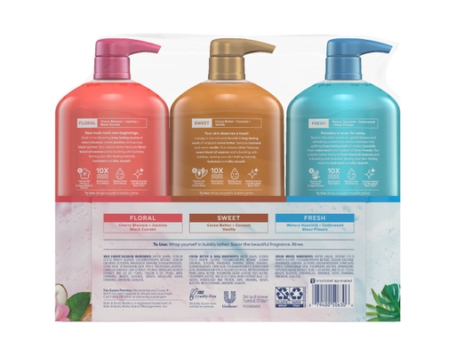 Suave Essentials Body Wash Variety Pack 30 fl oz (3-pk)