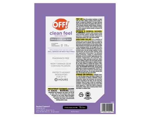 Off! Clean Feel Insect Repellent 8 oz (2-pk)