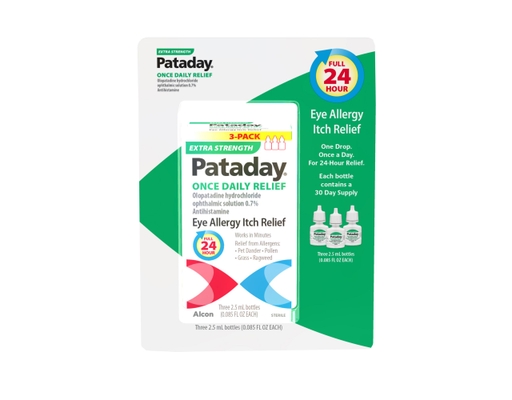 Pataday Extra Strength Eye Drops 0.085 fl oz (3-pk)