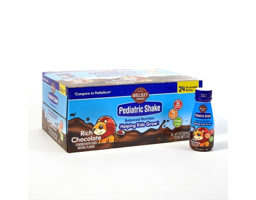 Wellsley Farms Pediatric Nutrition Shake Rich Chocolate 8 fl o