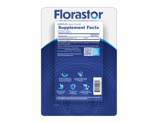 Florastor Dual Action Probiotic Supplement Capsules 30 ct (3-pk
