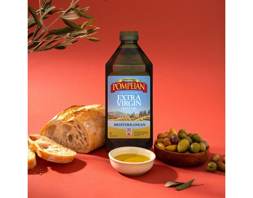 Pompeian Mediterranean Extra Virgin Olive Oil, 68 oz.