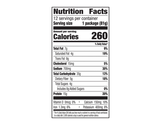 Annie's Real Aged Cheddar Microwavable Mac & Cheese, 12 count, 2.86 oz.