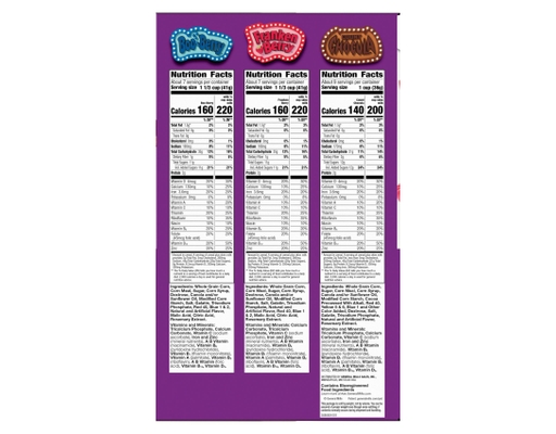Monsters Cereal, Count Chocula, Franken Berry and Boo Berry, 3 pack