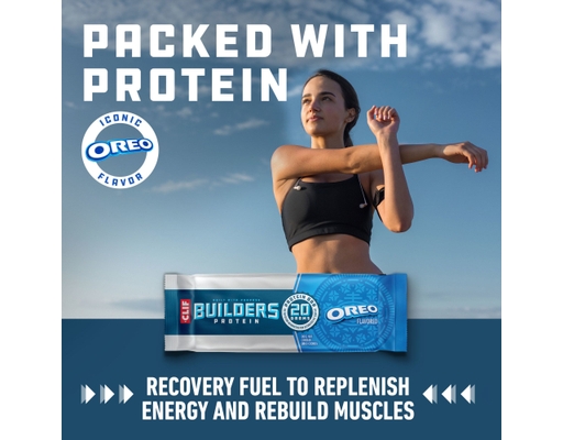 Clif Builders Protein Bars, 20g Plant Based Protein, Gluten Free, 2.4 ...