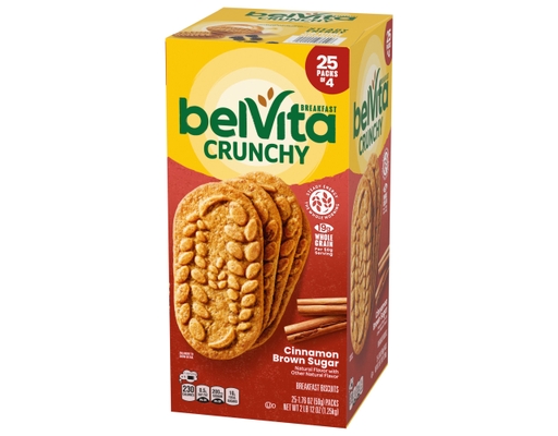 belVita Crunchy Breakfast Biscuits Cinnamon Brown Sugar 1.76 o