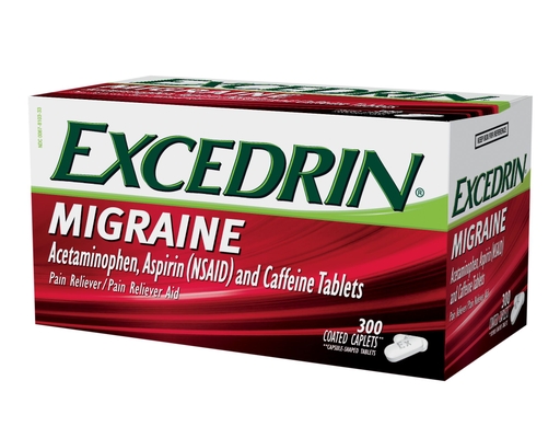Excedrin Migraine Pain Relief Caplets 300 ct