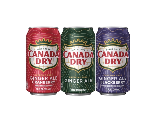 Canada Dry Ginger Ale Winter Variety Pack, 12 oz, 36 pack
