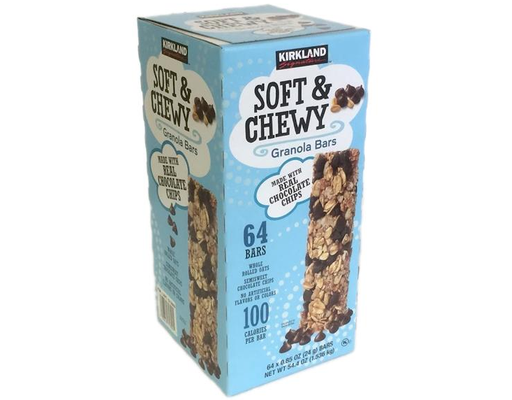 Kirkland Signature Soft & Chewy Granola Bars Chocolate Chips 0