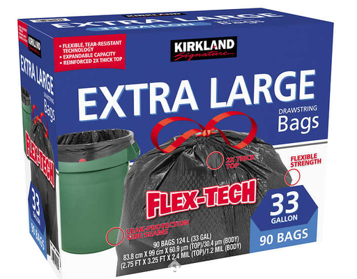 Kirkland signature wastebasket liners store