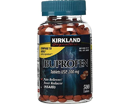 Kirkland Signature Ibuprofen 200mg Tablets 500 ct