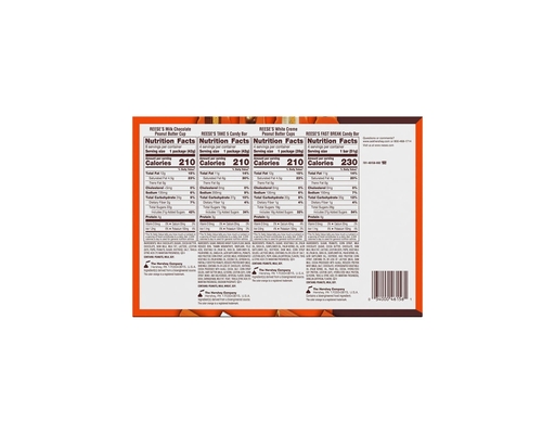 Reese's Peanut Butter Candy Variety Pack, 20 pack