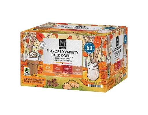 Member's Mark Medium Roast Fall Flavored Coffee Pods, Variety Pack, 60 ...