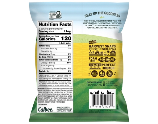 Harvest Snaps Variety Snack Pack, 24 pack