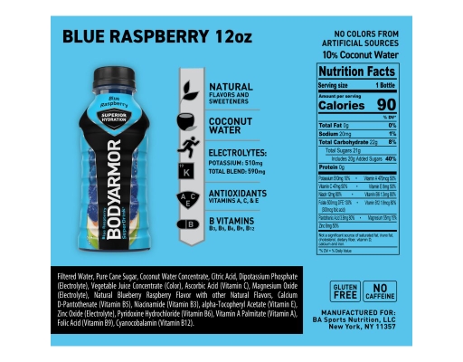 Bodyarmor Sports Super Drink Variety Pack 12 fl oz (24-pk)