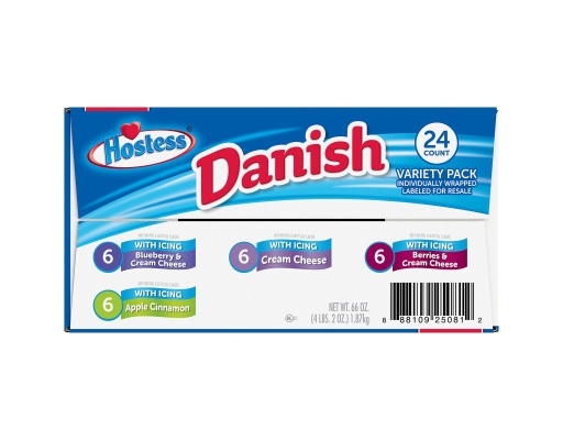 Hostess Danish Variety Pack 2.75 oz (24-pk)