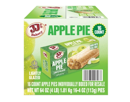 JJ's Bakery Apple Pie Snacks 4 oz (16-pk)