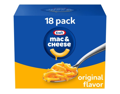 Kraft Macaroni & Cheese Boxes Original 7.25 oz (18-pk)