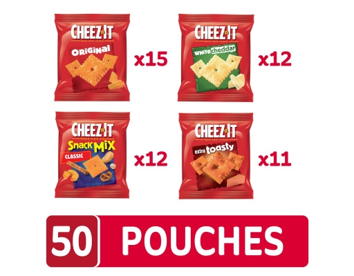 Cheez-It Snack Time Mix Variety Pack, 1 oz., 50 pack