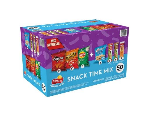 Frito Lay Snack Time Mix, Variety Pack Snacks, 50 pk.