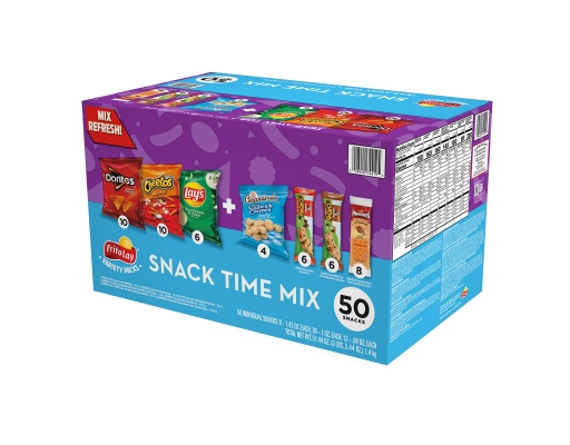 Frito Lay Snack Time Mix, Variety Pack Snacks, 50 pk.