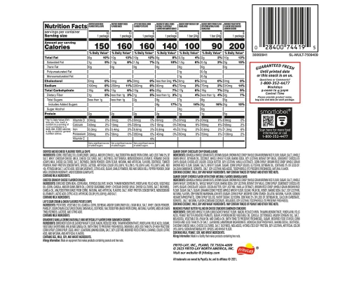 Frito Lay Snack Time Mix, Variety Pack Snacks, 50 pk.