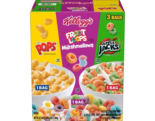 Kellogg's Cereals Variety Pack 37.3 oz