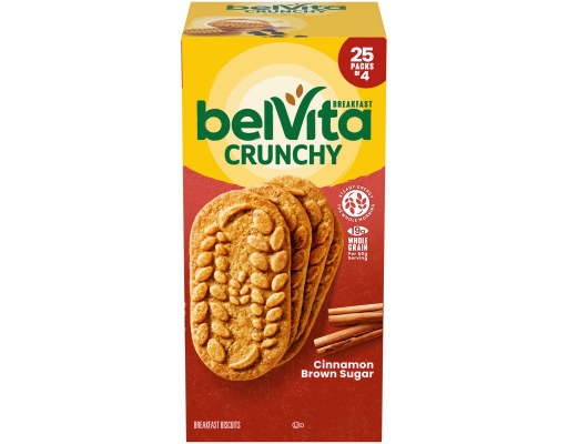 belVita Crunchy Breakfast Biscuits Cinnamon Brown Sugar 1.76 o