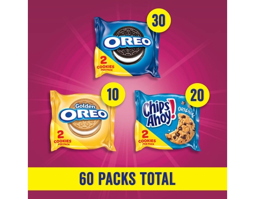 Nabisco Sweet Treats Cookies Variety Pack 0.78 oz (60-pk)