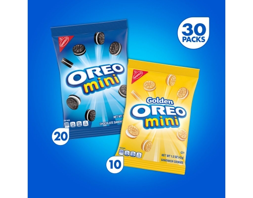 Oreo Mini Cookies Variety Pack 1.5 oz (30-pk)