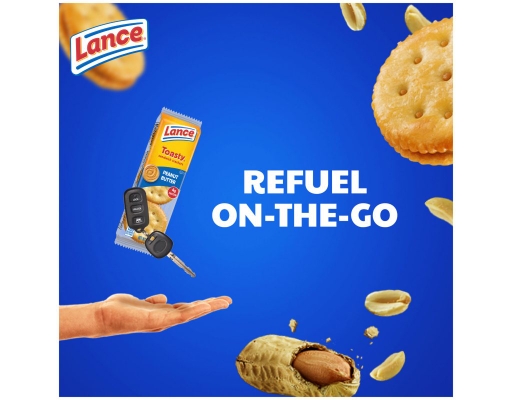 Lance Toasty Sandwich Crackers Peanut Butter 1.29 oz (40-pk)