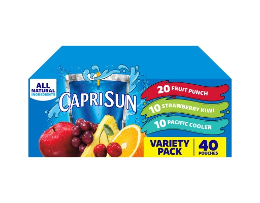 Capri Sun Juice Pouches Variety Pack 6 fl oz (40-pk)