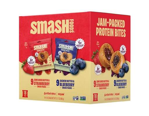 Smash Bites Variety Snack Bites, 1.8 oz, 18 count