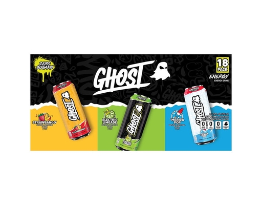 Ghost Energy Drink, Variety Pack, 16 fl oz, 18 count
