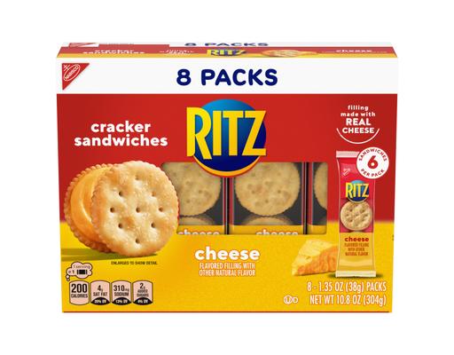 Cheese Sandwich Crackers 1.35 oz 8 Pack 6 pack