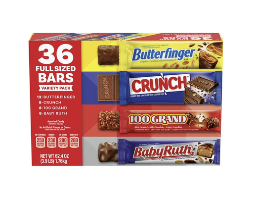 Ferrero Full Size Chocolate Bars Variety Pack 36 ct